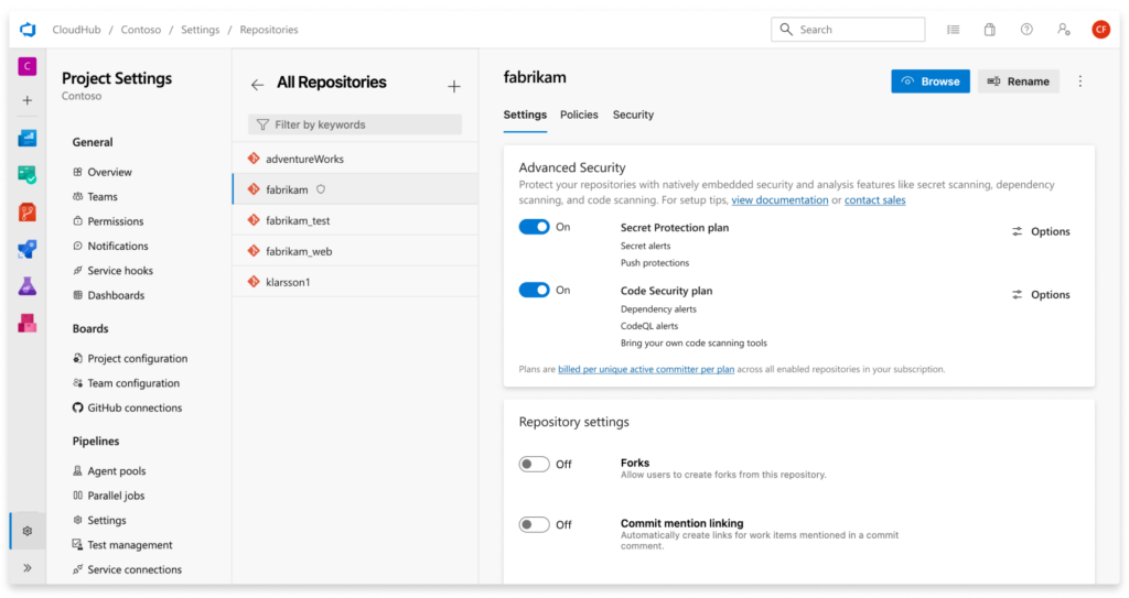 GitHub Secret Protection and GitHub Code Security for Azure DevOps ...