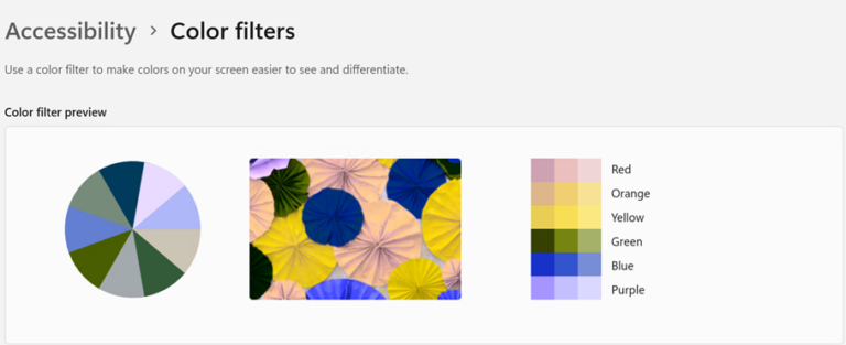 Enhanced Color Filter Controls for Windows 11 - DirectX Developer Blog