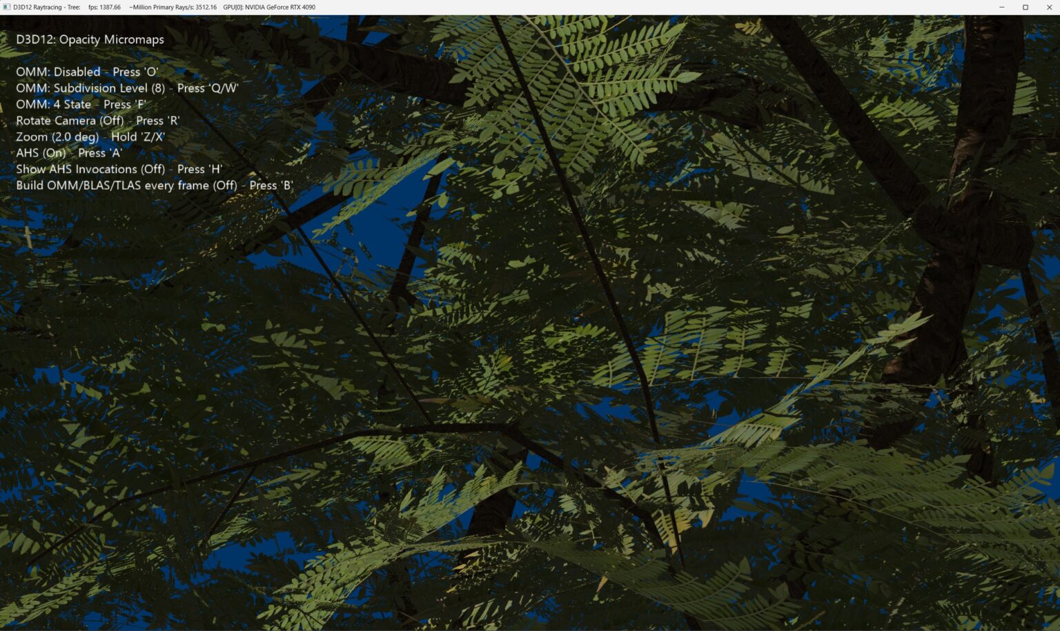 D3D12 Opacity Micromaps - DirectX Developer Blog