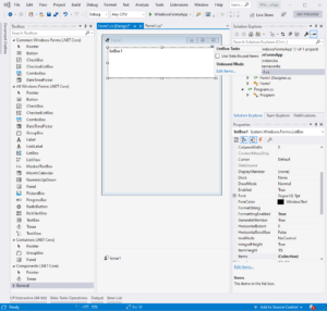 Updates to .NET Core Windows Forms designer in Visual Studio 16.5 ...