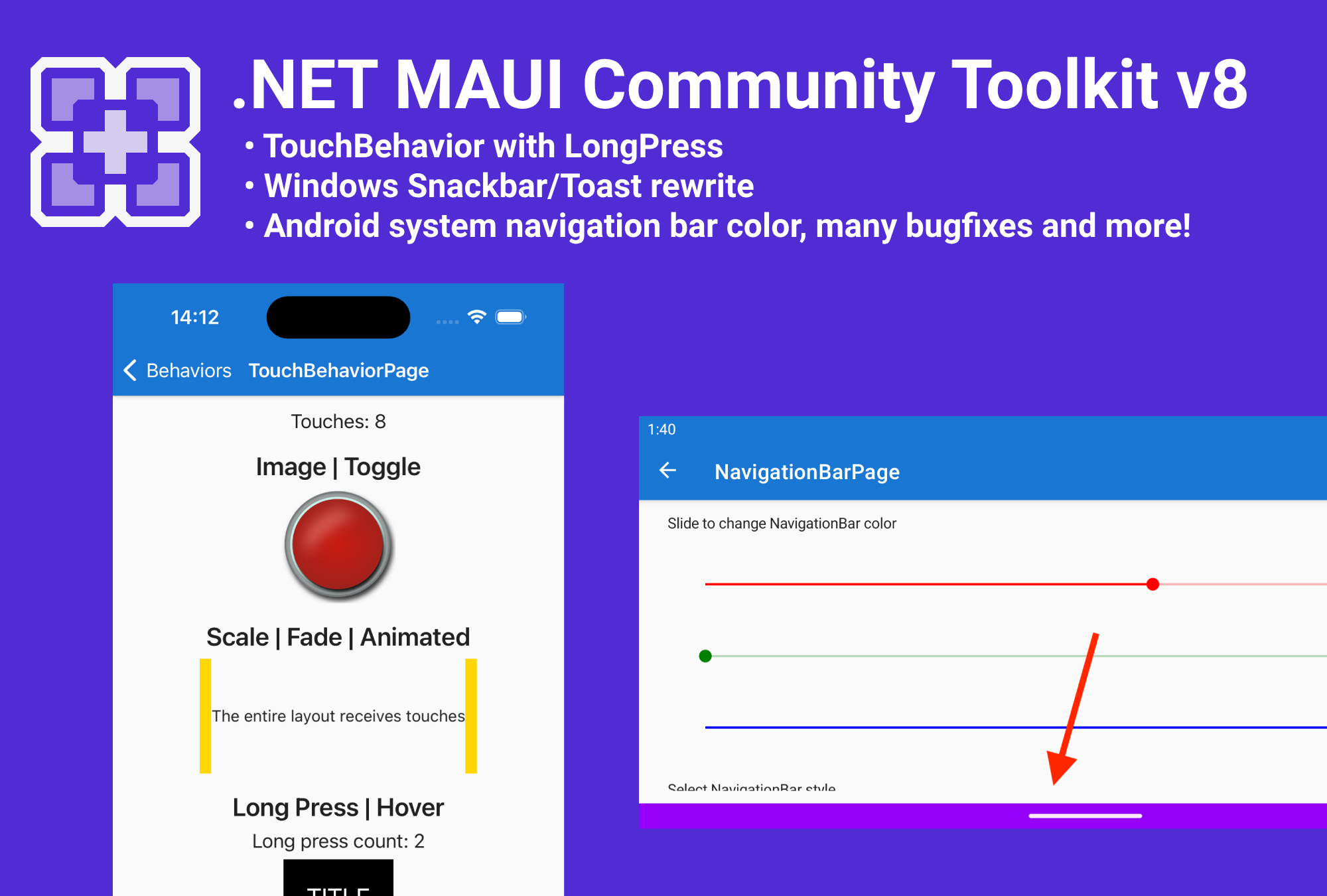 Introducing Net Maui Community Tookit V8 Touchbehavior Support Is Here Net Blog 6149