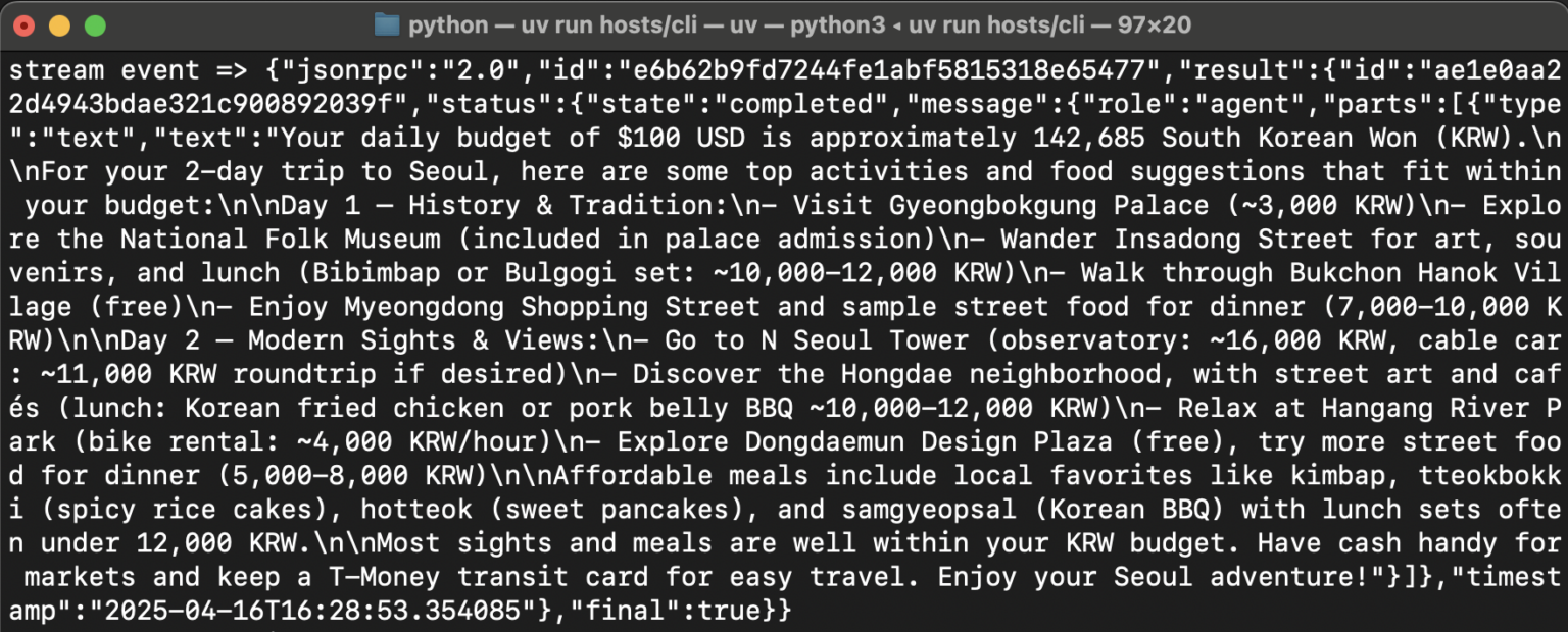 Integrating Semantic Kernel Python with Google's A2A Protocol | Azure ...