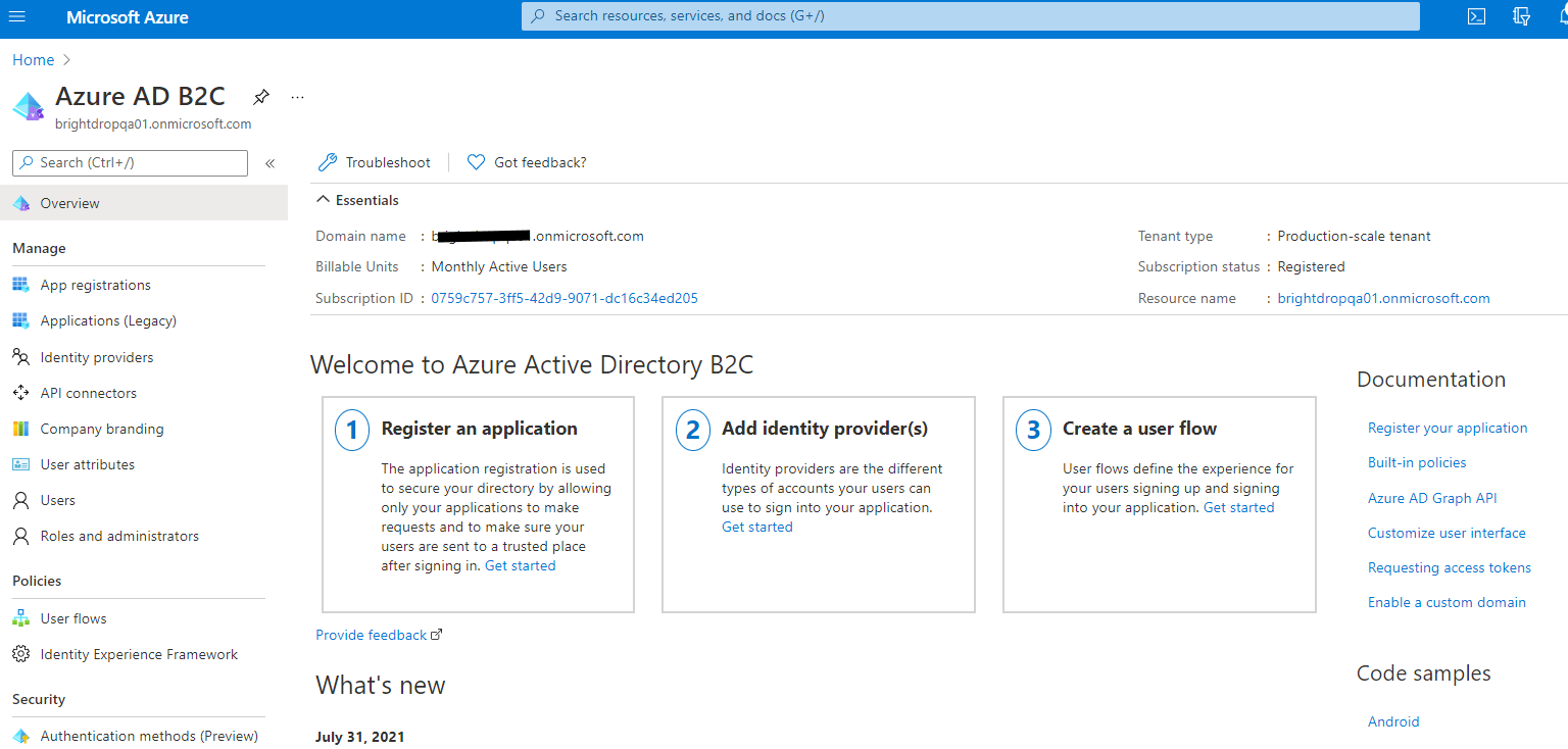Configuring Authentication and Authorization for REST APIs using Azure AD B2C ID Tokens - ISE ...