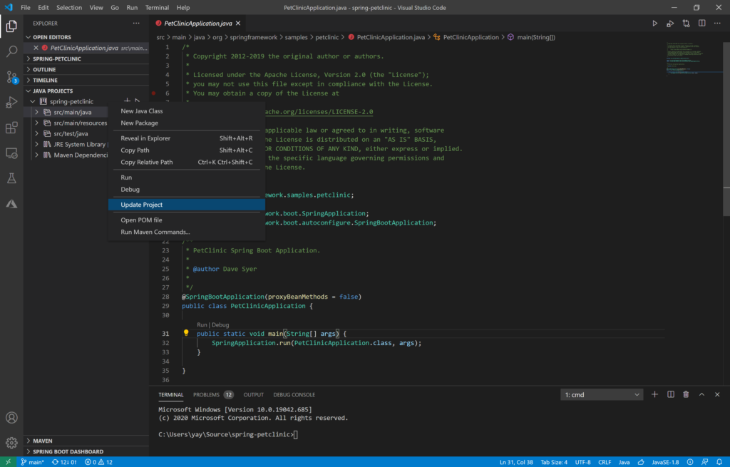 Java on Visual Studio Code的更新 - 2020年12月 - Java Blog in Chinese