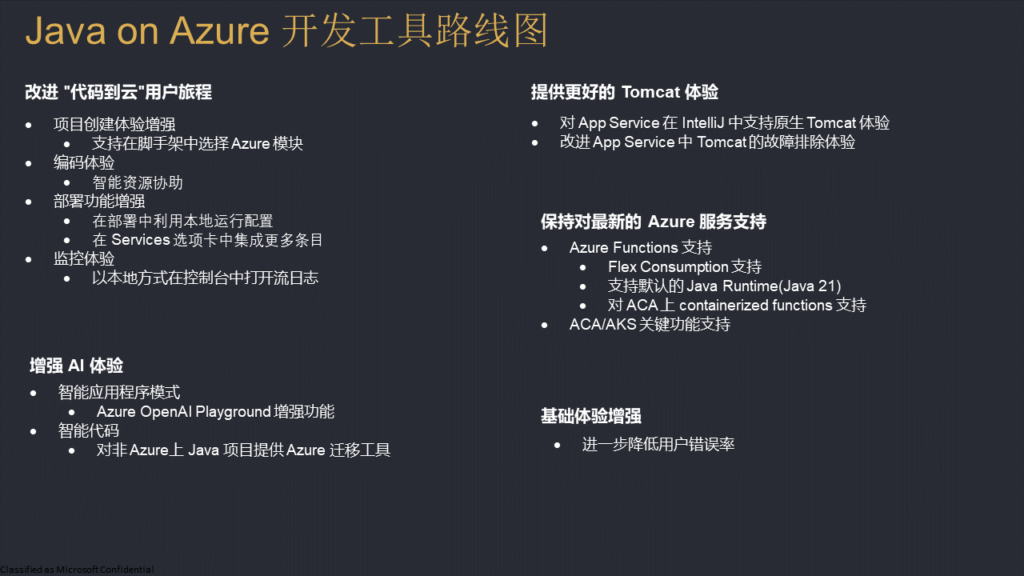 揭开Java Azure 开发工具未来6个月路线图神秘面纱 - Java Blog in Chinese