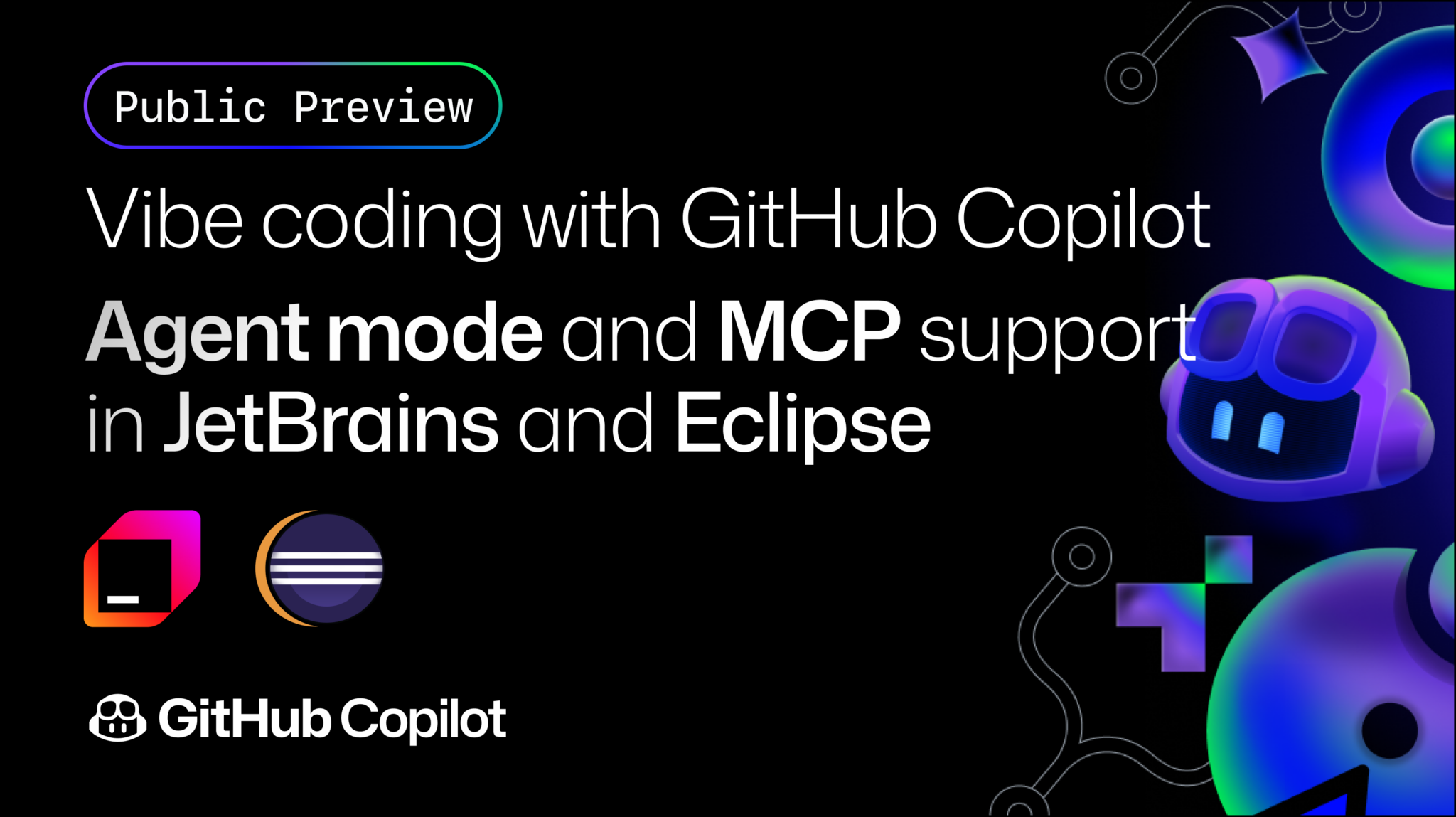 Vibe Coding With Github Copilot Agent Mode And Mcp Support In Jetbrains And Eclipse Microsoft