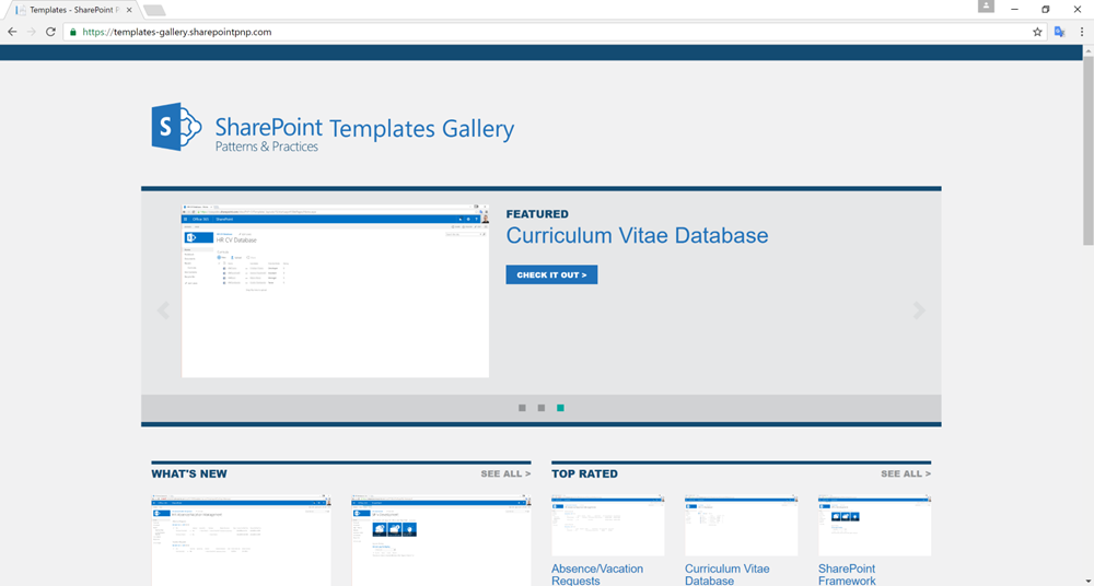 PnP Templates Gallery - Open source provisioning templates - Microsoft ...