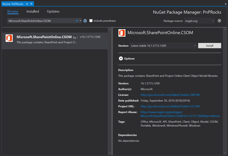 New SharePoint CSOM version released for SharePoint Online - September 2016 - Microsoft 365 ...