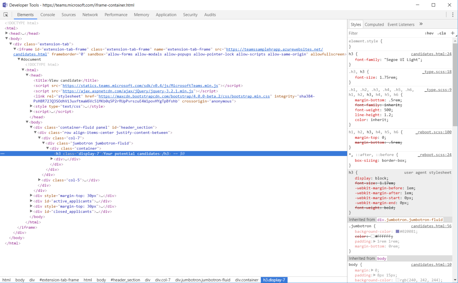 DevTools now accessible from the Microsoft Teams Desktop Client