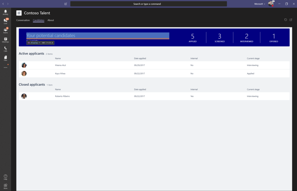 DevTools now accessible from the Microsoft Teams Desktop Client
