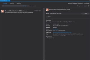 .NET Standard version of SharePoint Online CSOM APIs - Microsoft 365 Developer Blog