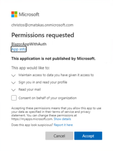 How to build a Blazor web app with Azure Active Directory authentication and Microsoft Graph ...