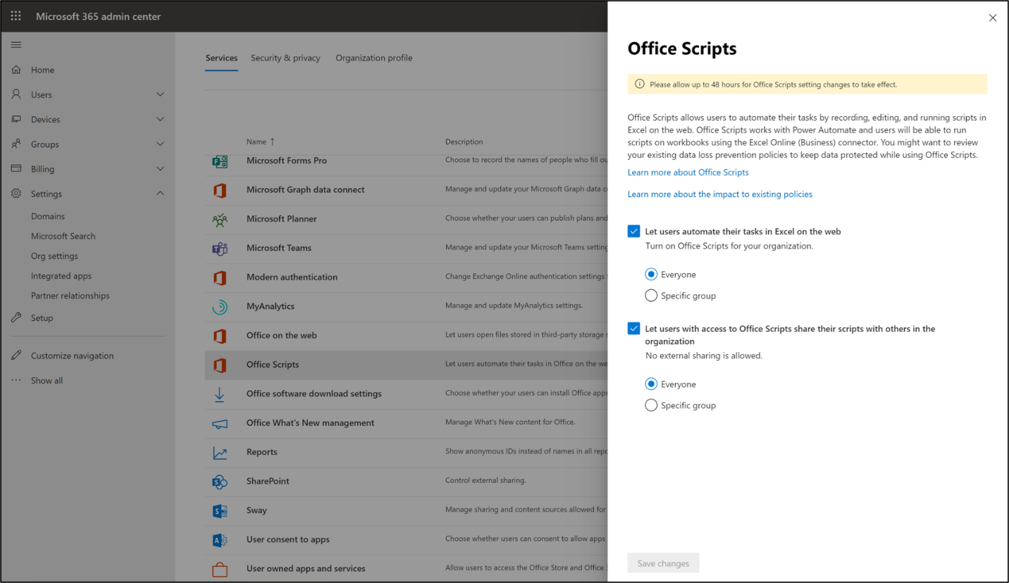 Office Scripts Now Enabled By Default Preview Microsoft 365 Developer Blog