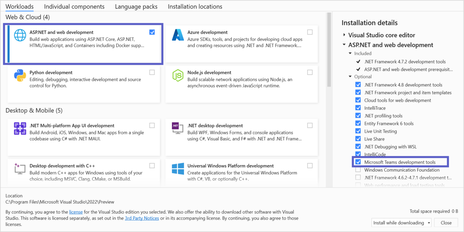 Build a productivity dashboard with Microsoft Teams Toolkit for Visual Studio - Microsoft 365 ...