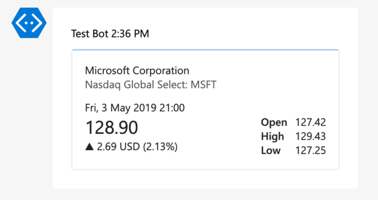 Build a stock update notification bot for Microsoft Teams using Teams ...