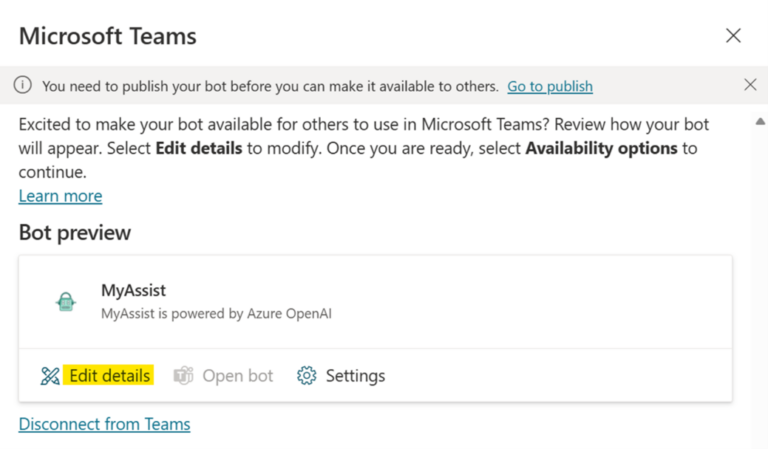 Deploy your ChatGPT based model securely using Microsoft Teams, Power ...