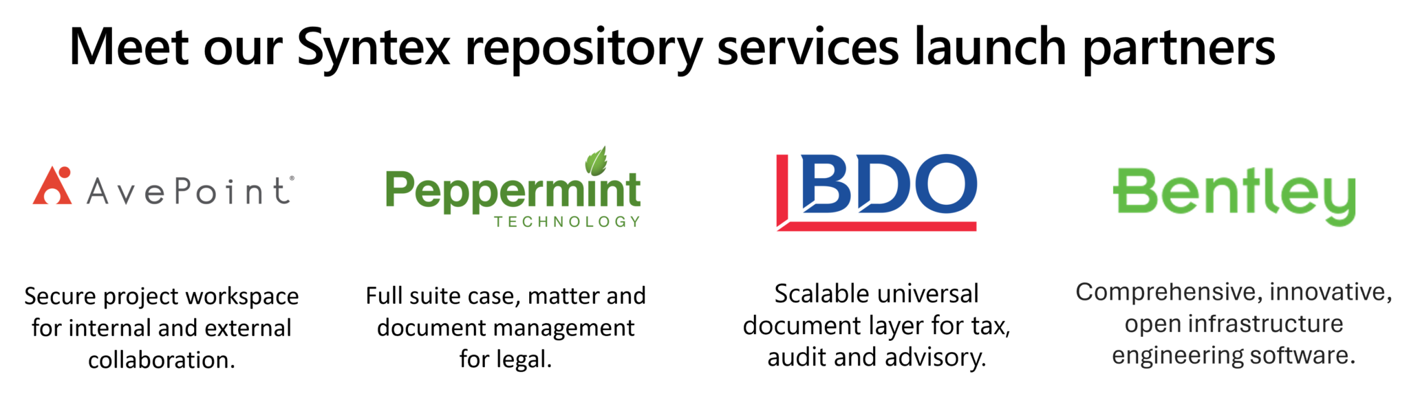 Introducing Syntex repository services: Microsoft 365 superpowers for your app