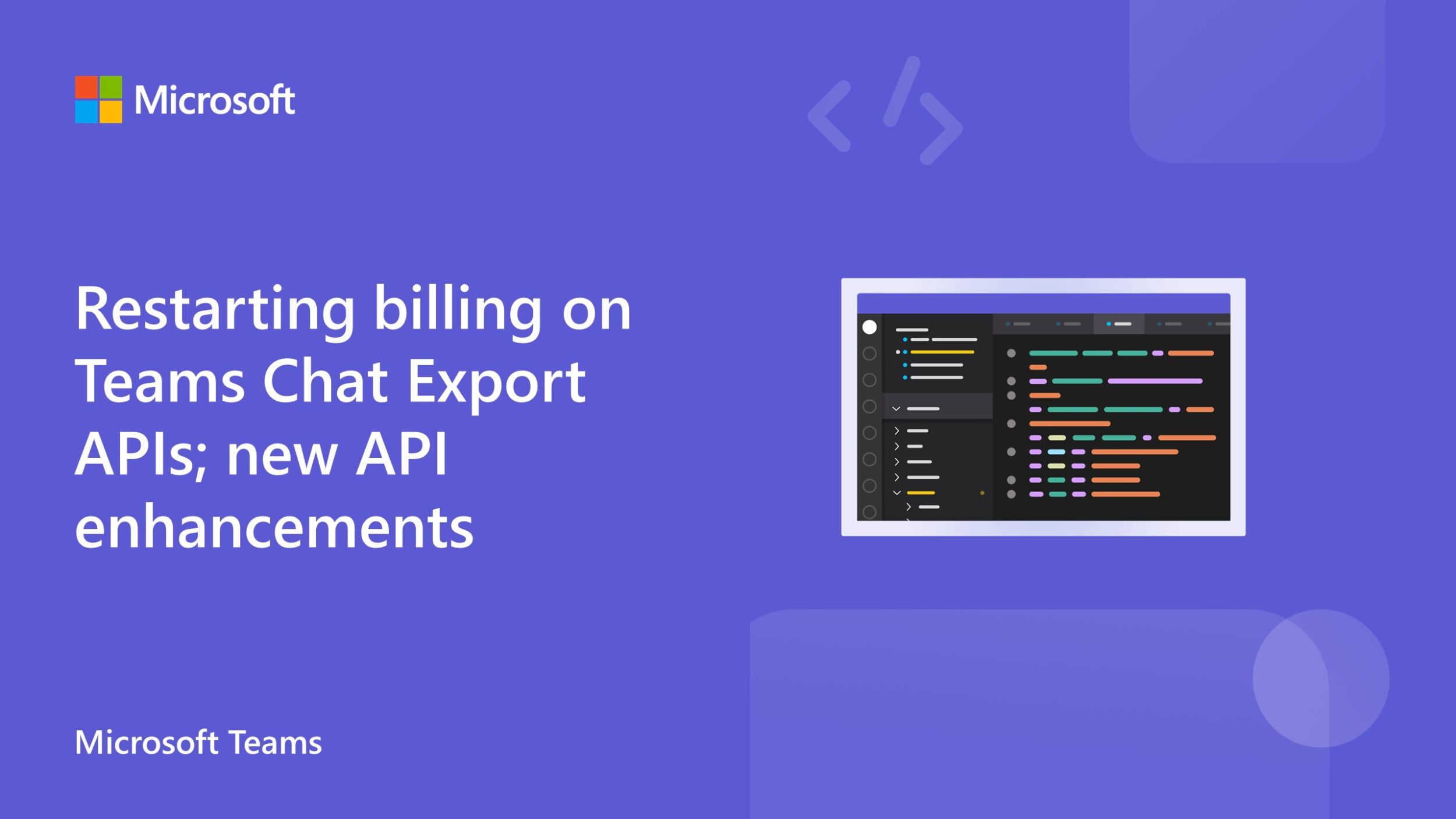 Billing Updates For Microsoft Teams API In Microsoft Graph