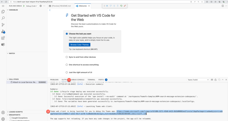 Use AI pair programming to build a Microsoft Teams app