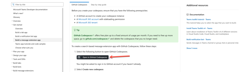 Use AI pair programming to build a Microsoft Teams app