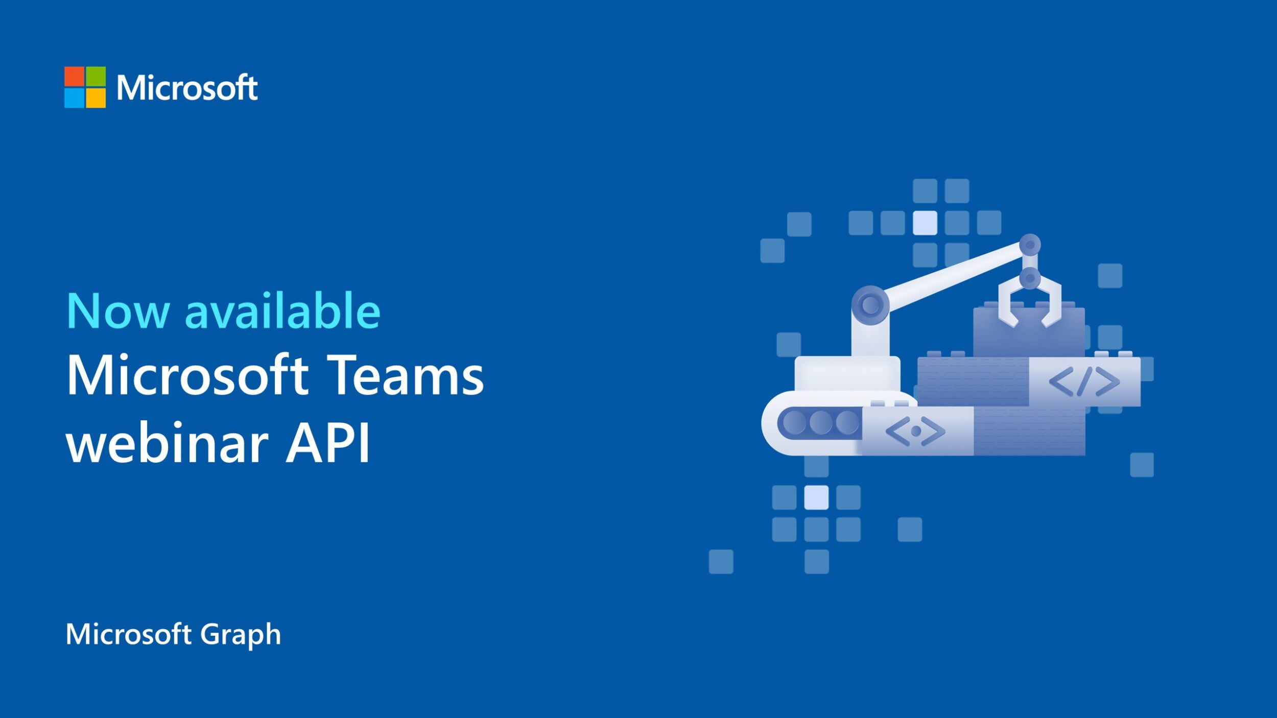 Microsoft Teams webinar APIs in general availability