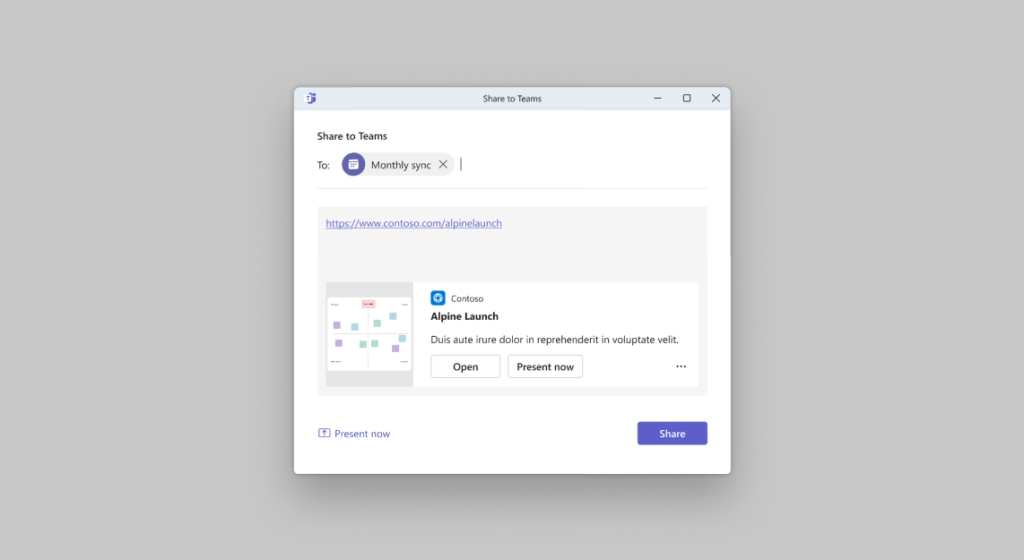 Build apps for Microsoft Teams meetings with new content sharing ...