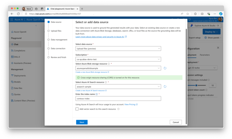 Bring your custom engine copilot from Azure OpenAI Studio to Microsoft Teams