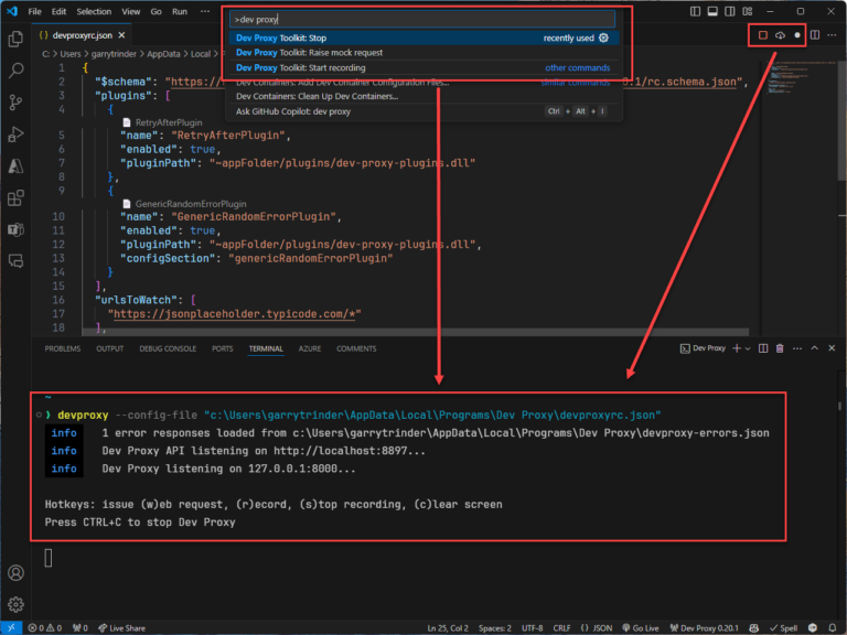 Dev Proxy v0.21 with simulating authentication and authorization Dev Proxy v0.21 with simulating authentication and authorization