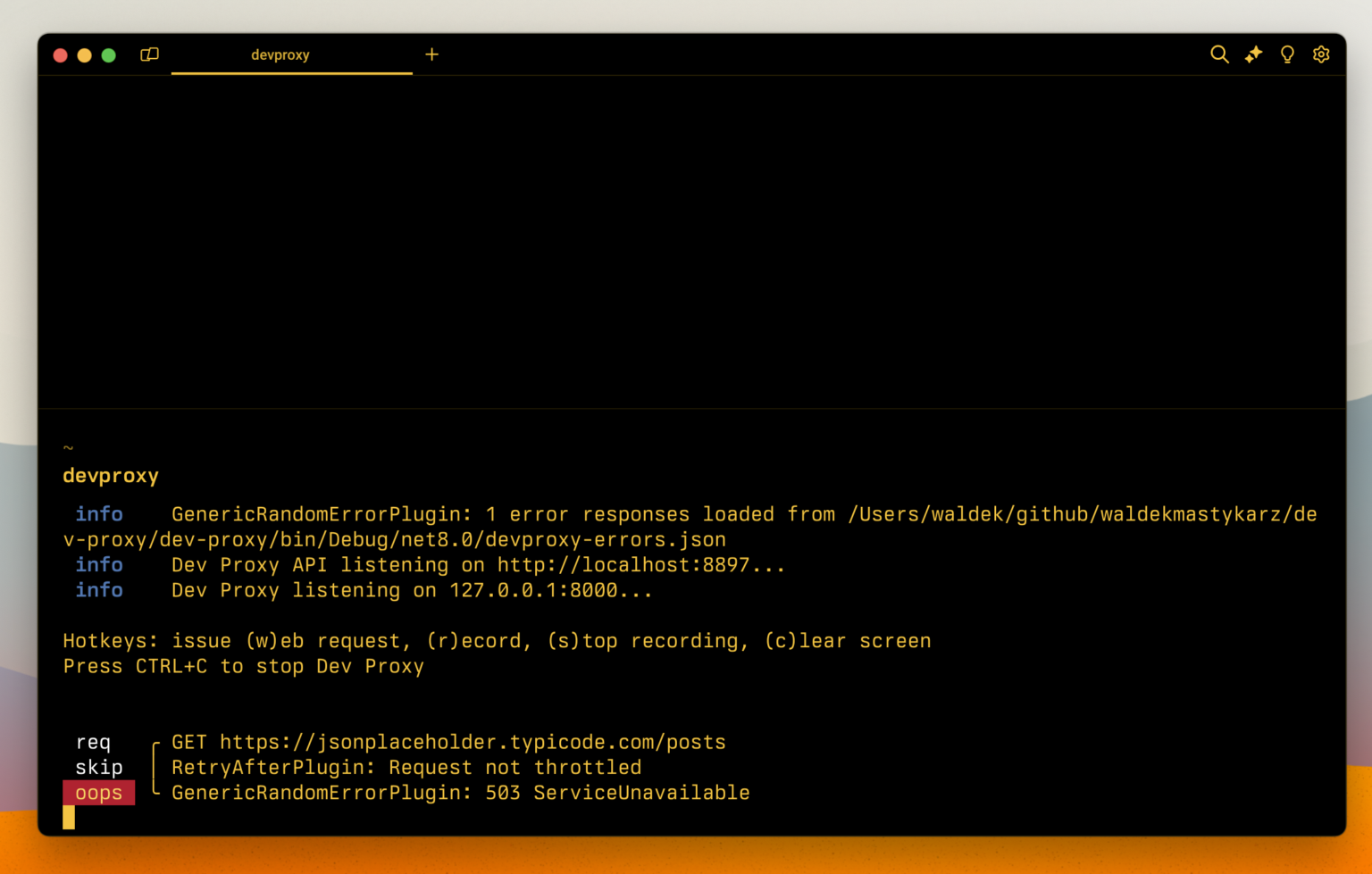 Dev Proxy v0.21 with simulating authentication and authorization Dev Proxy v0.21 with simulating authentication and authorization