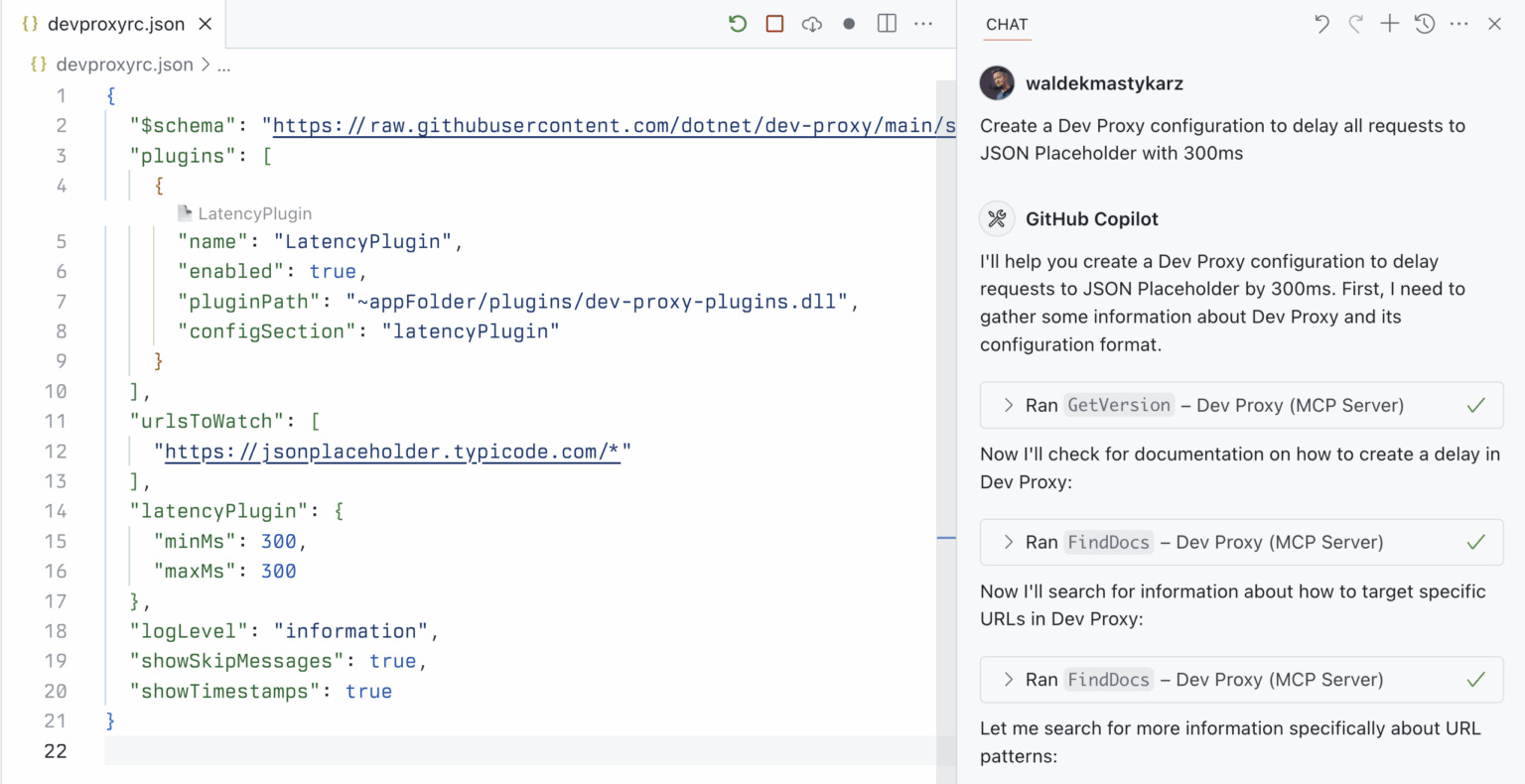 Dev Proxy v0.29 with refactored architecture, MCP server, and exposed LM prompts