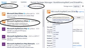 ASP.NET Core OData 8.0 Preview for .NET 5 - OData