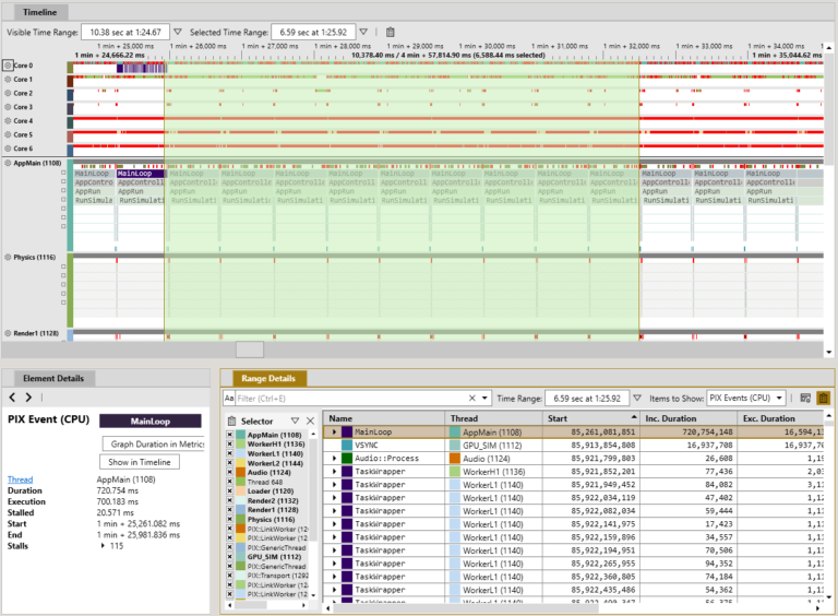 Timing Captures - PIX on Windows