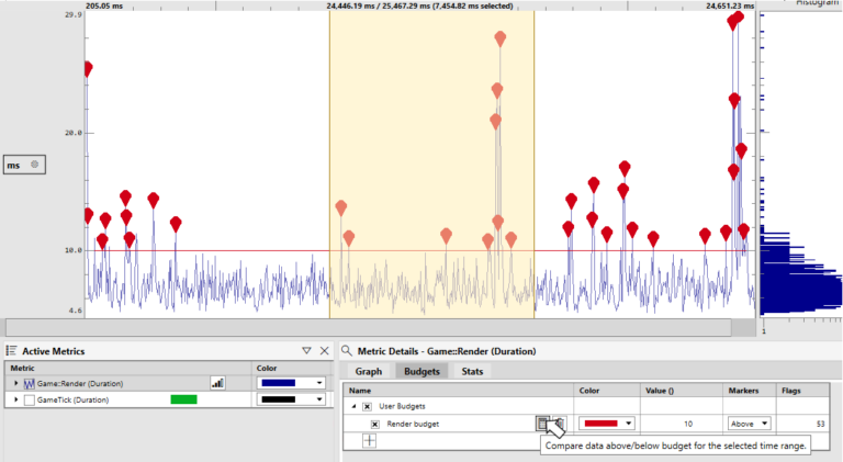 Timing Capture Statistical Comparison Features Pix On Windows