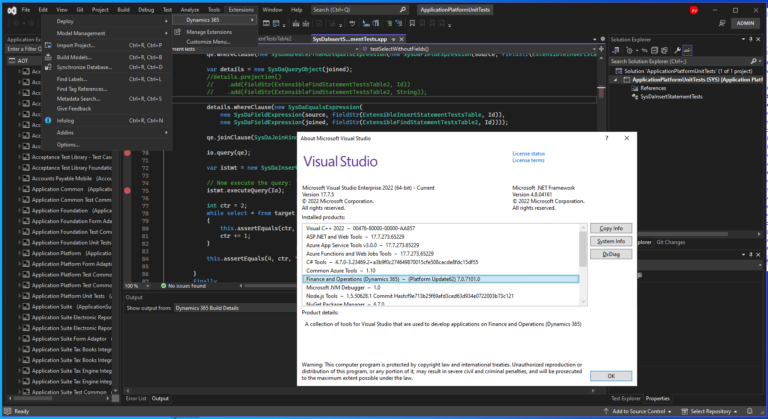 The Visual Studio 2022 add-in is now available for Dynamics 365 for ...