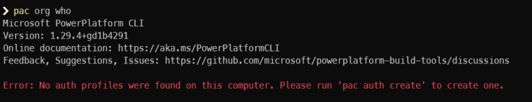 Power Platform CLI - Simplifying authentication profiles | Power ... Power Platform CLI - Simplifying authentication profiles | Power ...