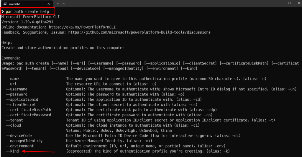 Power Platform CLI - Simplifying authentication profiles | Power Platform Developer Blog