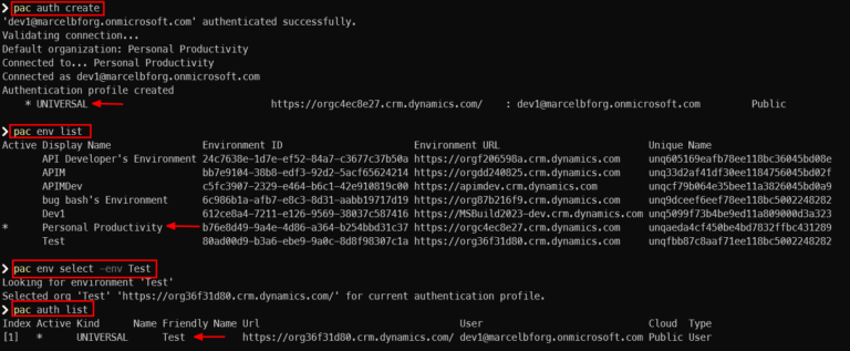 Power Platform CLI - Simplifying authentication profiles | Power ... Power Platform CLI - Simplifying authentication profiles | Power ...