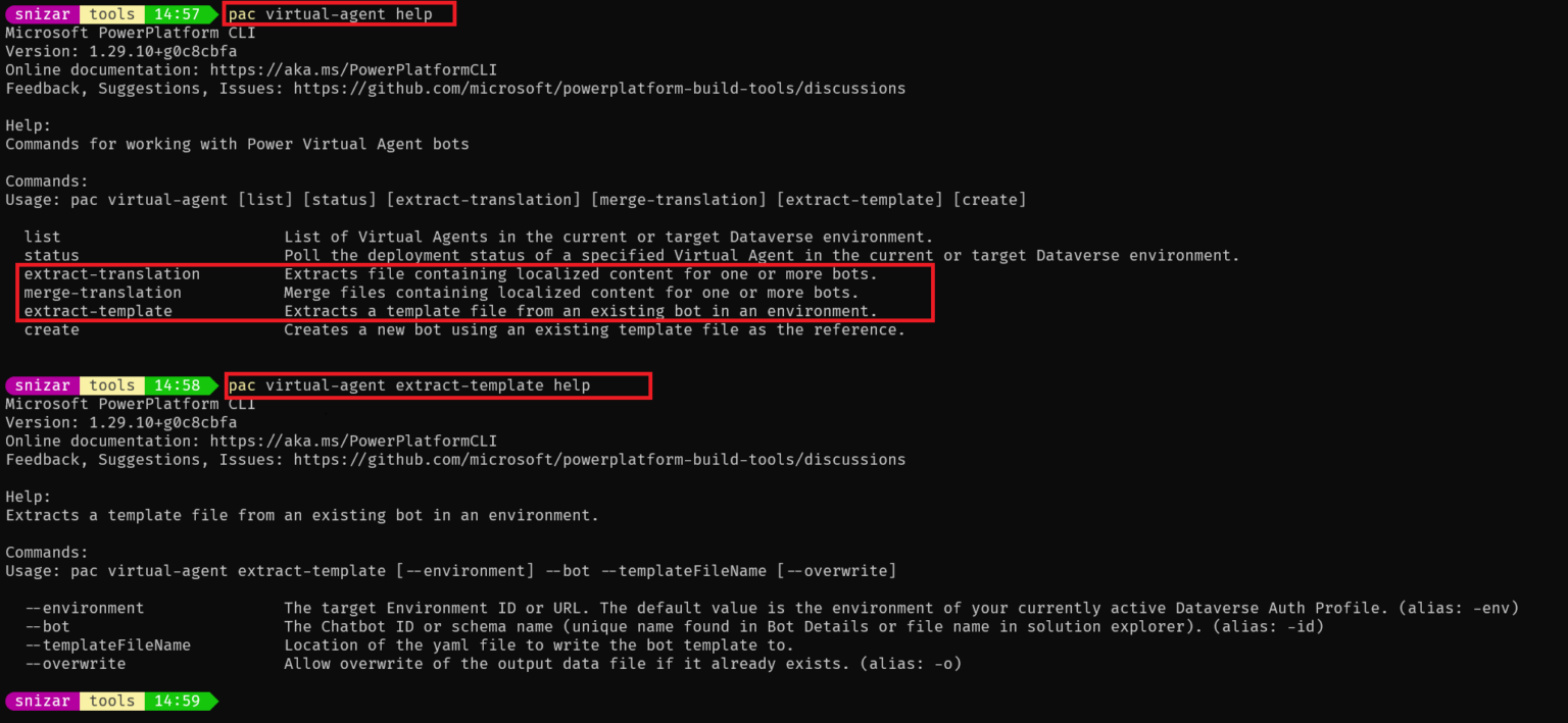 Power Platform Command Line Interface October Updates Power Platform Developer Blog