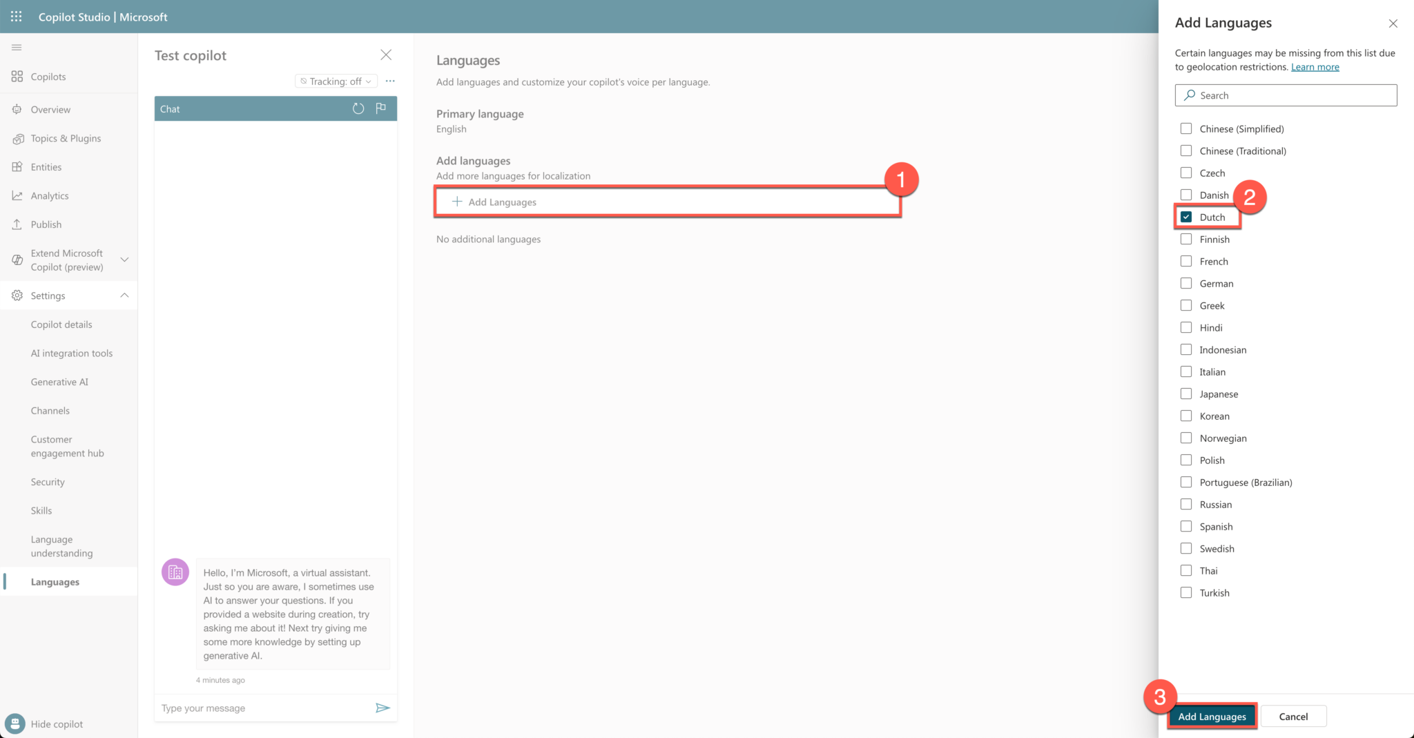 Create multilingual copilots with the Power Platform CLI and Microsoft Copilot Studio | Power ...