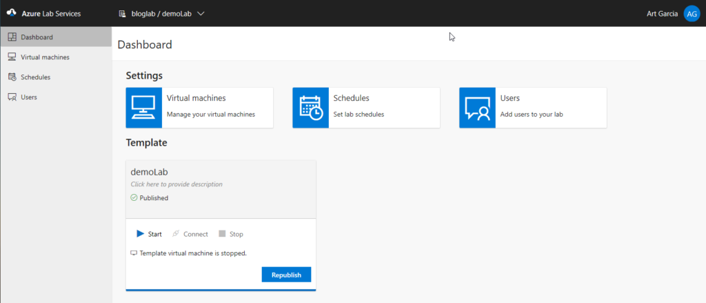 Azure Lab services scheduling now Available - Developer Support
