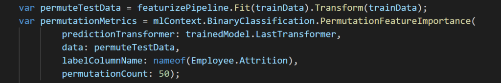Introduction to ML.NET with Permutation Feature Importance - Developer Support