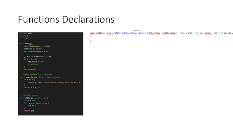 Go from a C# Developer's Perspective - Developer Support