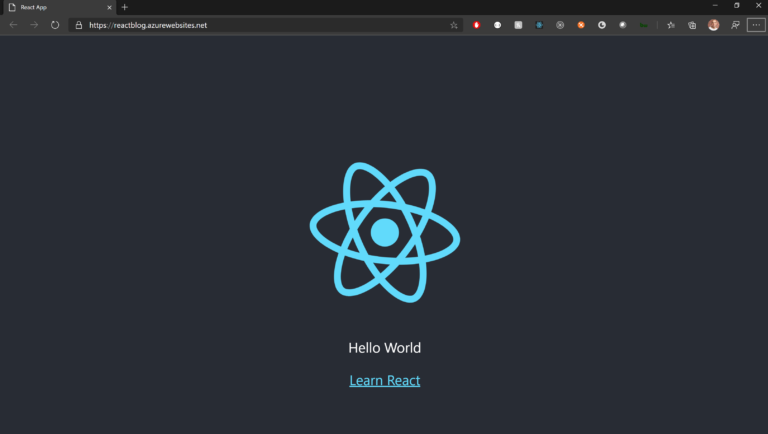 Deploying React apps to Azure with Azure DevOps - Developer Support Deploying React apps to Azure with Azure DevOps - Developer Support