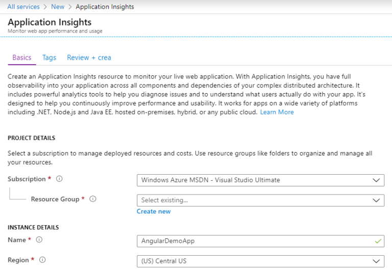 Angular How To Add Application Insights To An Angular Spa Developer Support