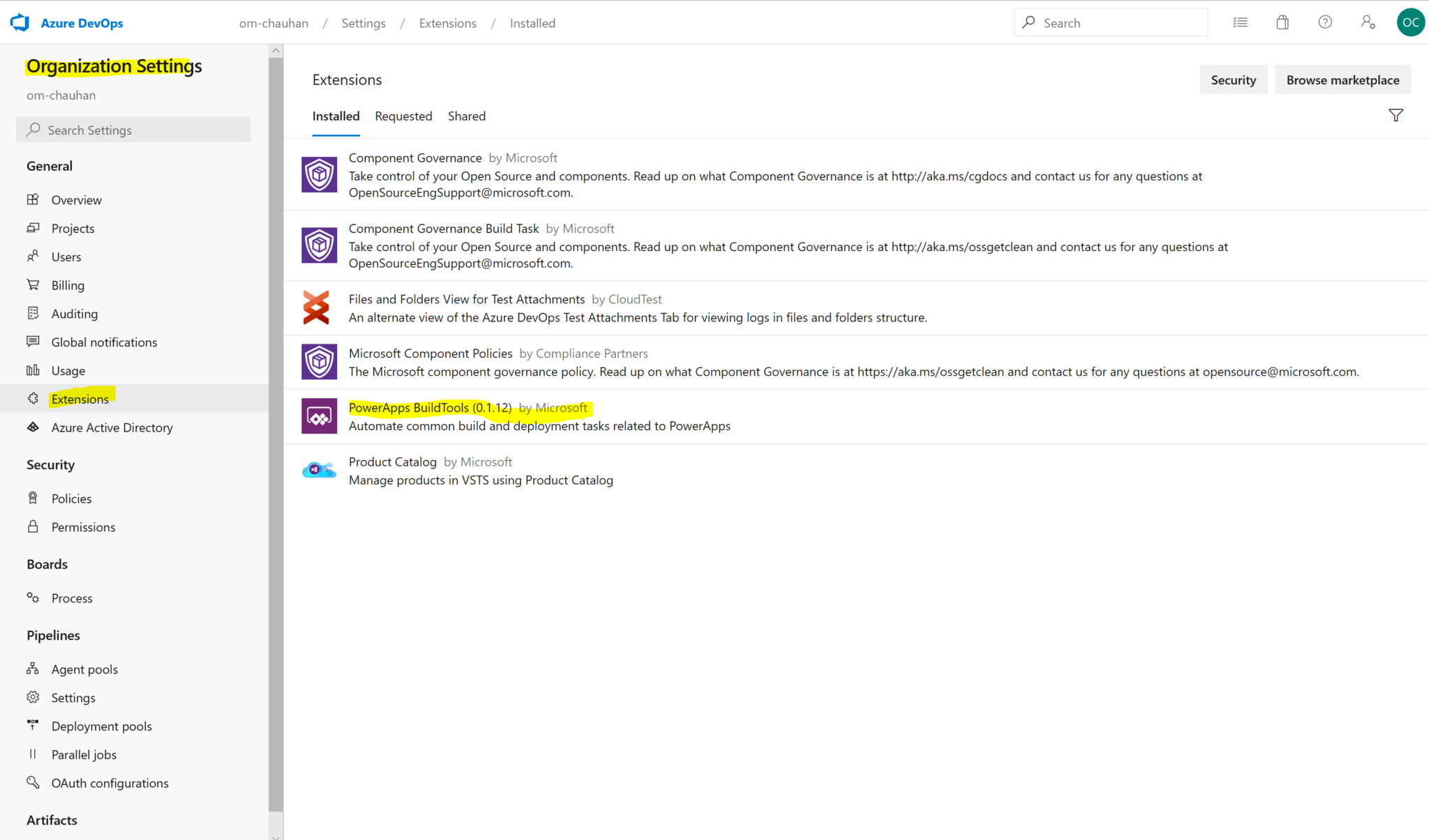 Power Apps Build Tools for Azure DevOps - Developer Support
