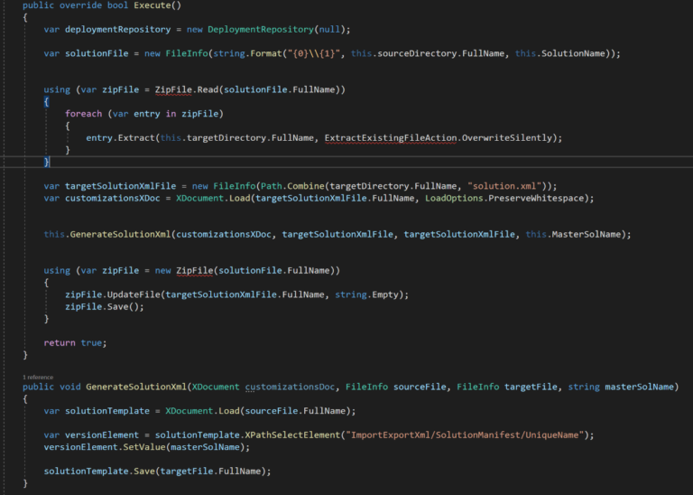 Approach for Merging Dynamics CRM Solutions with DevOps implementations ...