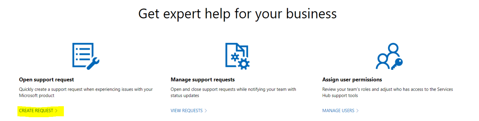 Opening an Incident Using Microsoft Premier Online, now Services Hub ...