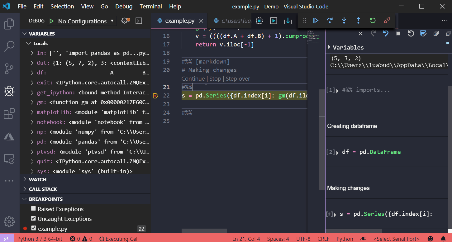 Python In Visual Studio Code September 2019 Release Habr