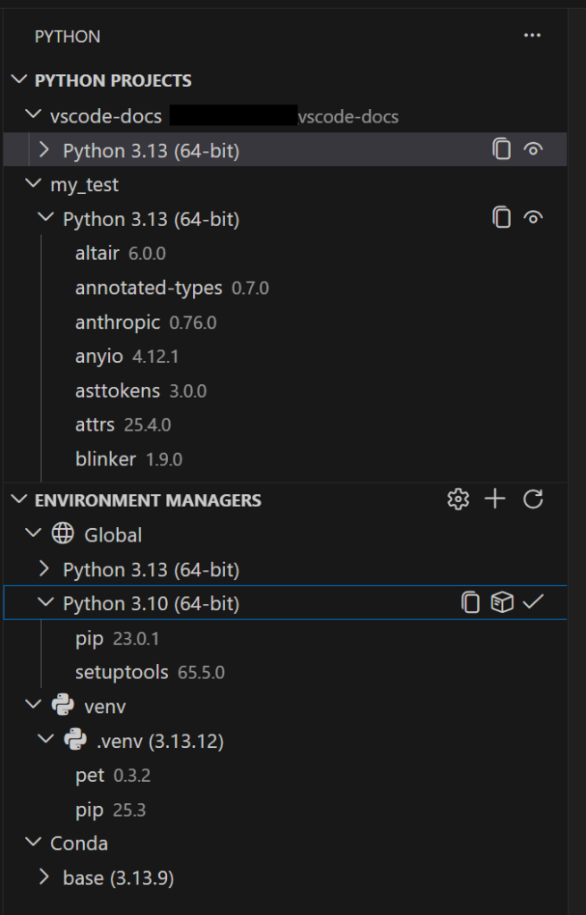 Python Environments Extension for VS Code - Microsoft for Python Developers Blog