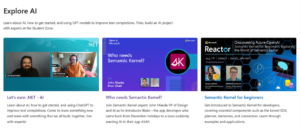 Learning Paths for Semantic Kernel | Semantic Kernel